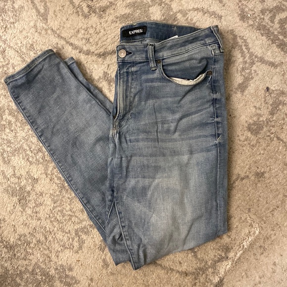 Express | Jeans | Express Mens Slim Light Blue Jean | Poshmark